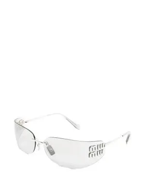 Miu Miu Rimless Geometric Sunglasses