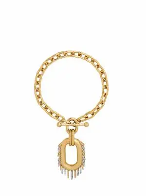 Rabanne Gold And Silver Punk Xl Link Necklace - Multicolor