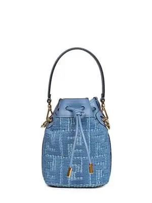 Fendi Mon Tresor Mini Bag In Blue - Multicolor