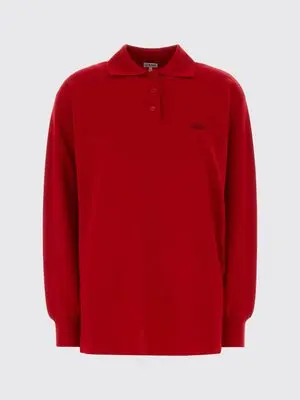 Loewe Knitted Polo Shirt - Red