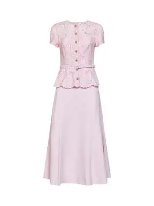 Self-portrait Crewneck Day Dresses
