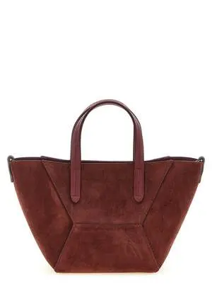 Brunello Cucinelli Bc Duo Mini Suede Handbag - Multicolor