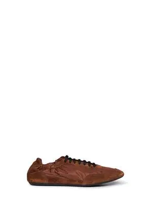 Prada Re-nylon And Suede Lace-up Sneakers - Multicolor