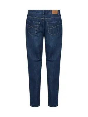 Brunello Cucinelli Traditional Fit Japanese Denim Jeans - Multicolor