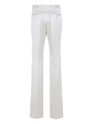 TOM FORD Cotton And Silk Blend Trousers - Multicolor