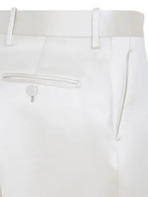 TOM FORD Cotton And Silk Blend Trousers - Multicolor