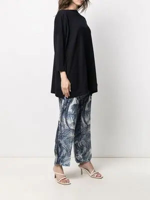 DANIELA GREGIS Cotton Boat-neck Sweater