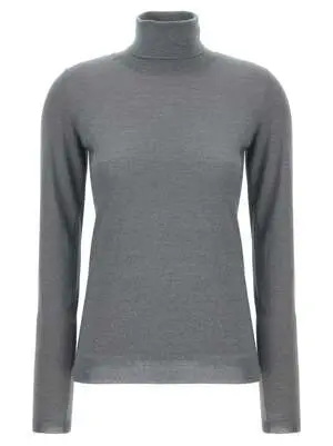 Brunello Cucinelli Sparkling Turtleneck Sweater - Gray