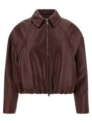 Brunello Cucinelli Nappa Leather Jacket - Multicolor