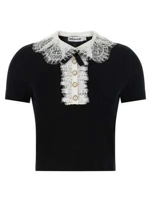 Self-portrait Collared Tops