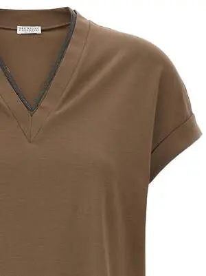 Brunello Cucinelli Monile T-shirt - Brown