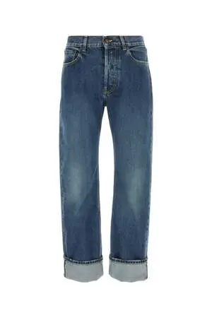 Alexander McQueen Tencel Cotton Jeans - Multicolor