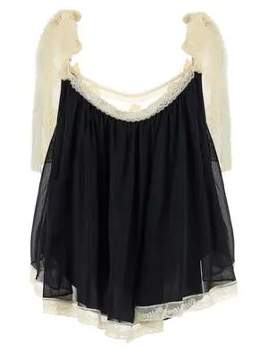 Zimmermann Roselight Top With Lace Detailing