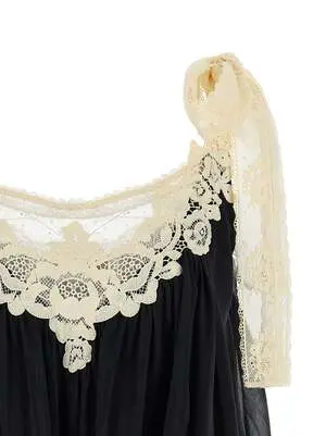 Zimmermann Roselight Top With Lace Detailing