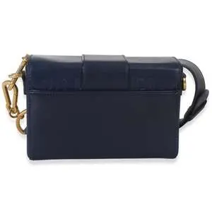 Dior Navy Calfskin 30 Montaigne Box Bag - Blue