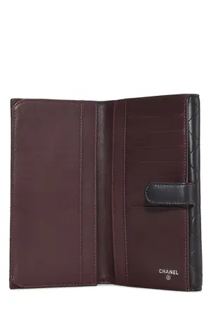 Chanel Lambskin Quilted Flap Wallet