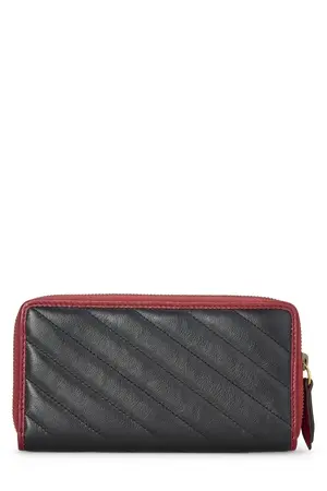 Gucci Multicolor Diagonal Gg Zip Around Wallet