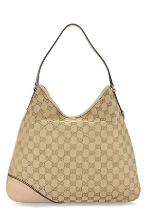 Gucci Original Gg Canvas Britt Hobo Bag