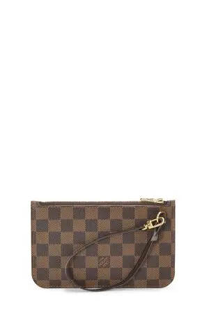 LOUIS VUITTON Damier Ebene Neverfull Pouch Nm