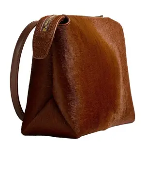 Khaite Lina Crossbody Bag - Rust-colored