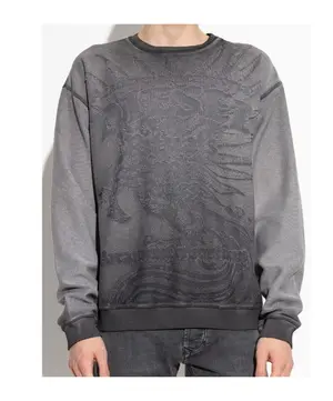 DIESEL® S-aron-raw Sweatshirt - Gray