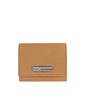 Longchamp Le Roseau Wallet - Walnut