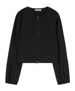 Max Mara Zip-up Boxy Jacket