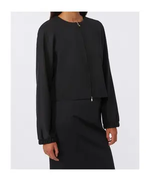 Max Mara Zip-up Boxy Jacket