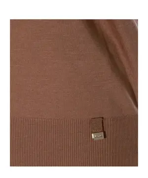Herno V-neck Fine-knit T-shirt