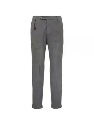 Marco Pescarolo Crepe Tailored Trousers - Grey