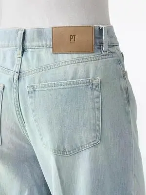 PT TORINO Pressed Crease Wide-leg Jeans