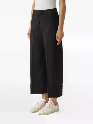 PT TORINO Wide Leg Pressed Crease Trousers