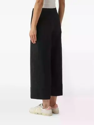 PT TORINO Wide Leg Pressed Crease Trousers