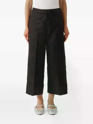 PT TORINO Pressed Crease Trousers - Black