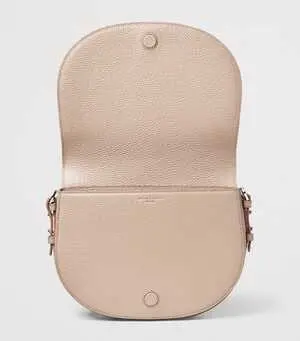 ASPINAL OF LONDON Leather Stella Cross-body Satchel - Neutral