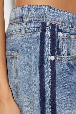 Rag & Bone Straight Leg Jeans Effect Trousers