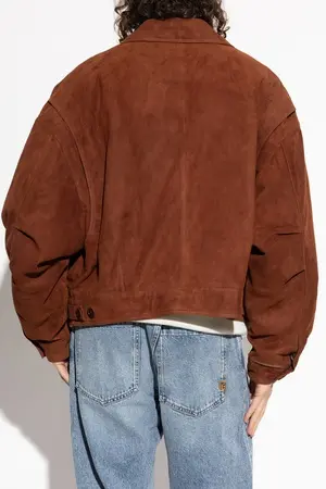 Balmain Suede Leather Jacket