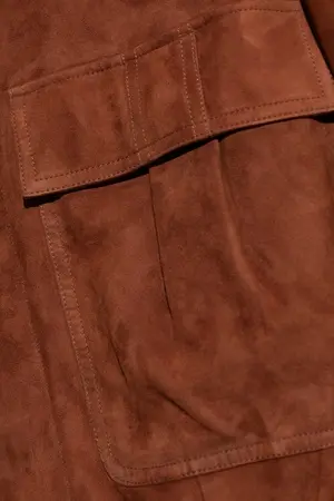 Balmain Suede Leather Jacket
