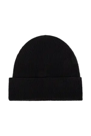 Balmain Wool Beanie With Logo Patch