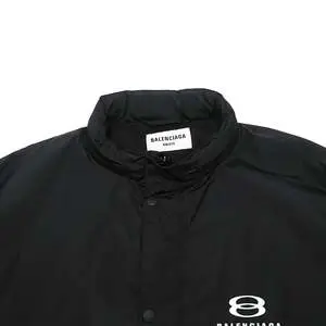 Balenciaga Logo Intarsia Raincoat