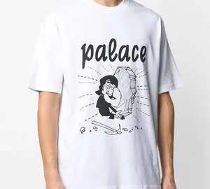 PALACE Nugget Gold Printing Short Sleeve - White