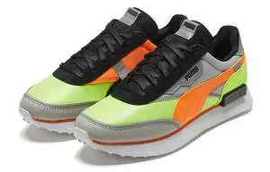 PUMA Future Rider "risk Alert" Sneakers - Orange/green