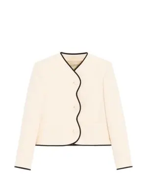 Valentino Garavani Wool And Silk Blend Jacket - Multicolor