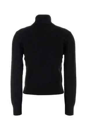 AMI Paris Merino Wool Sweater - Black