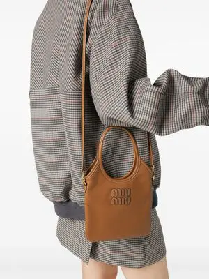 Miu Miu Ivy Leather Handbag - Multicolor