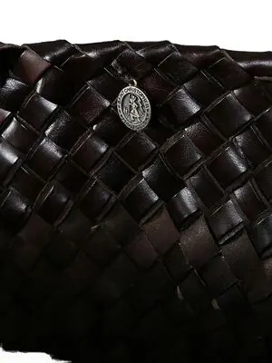 Dragon Diffusion Woven Leather Bag