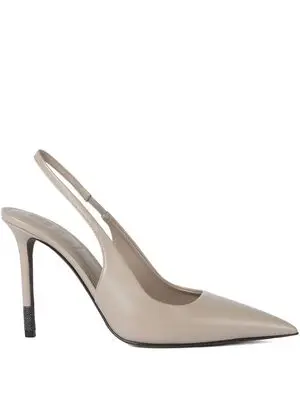 Brunello Cucinelli Leather Slingback Pumps - Multicolor