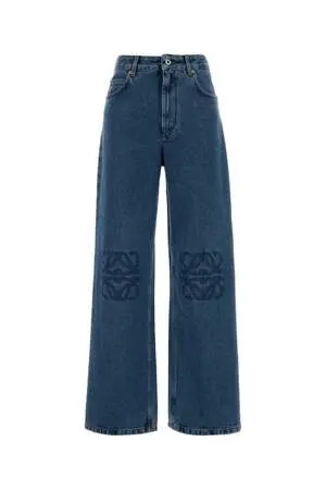 Loewe Denim Wide-leg Jeans - Blue