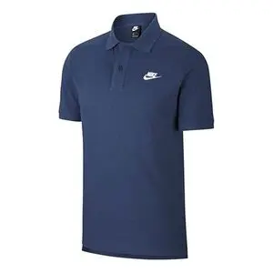 Nike Nsw Ce Polo Matchup Casual Sports Lapel Short Sleeve Polo Shirt - Blue