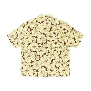 StÜssy Floral Hawaiian Shirt - Lime